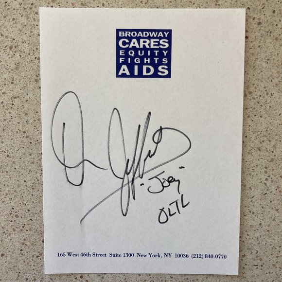 Autograph | Other | Don Jeffcoat Signed Bcefa Paper 4 2 X 5 12 One Life ...